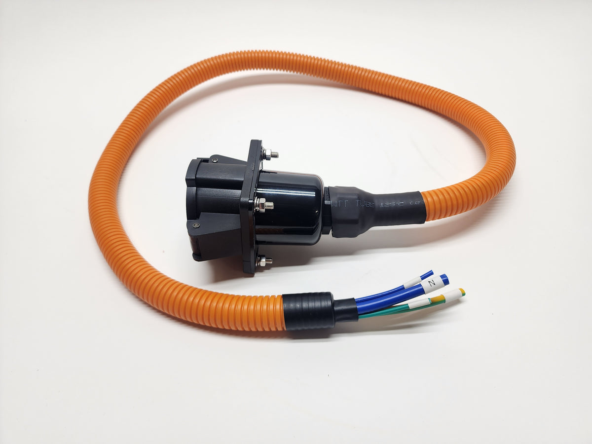 50A J1772 Charging Inlet with 1m Cable – ampREVOLT