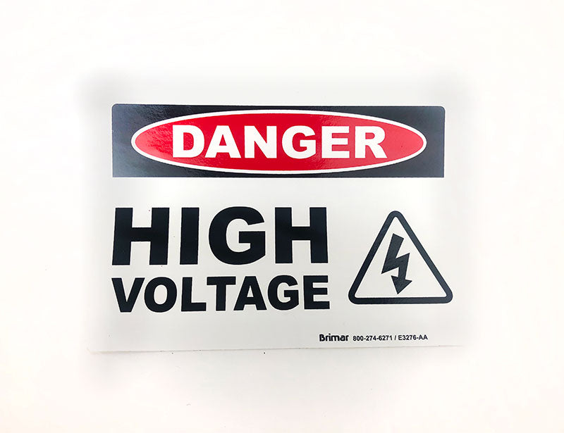 Danger High Voltage Stickers – ampREVOLT